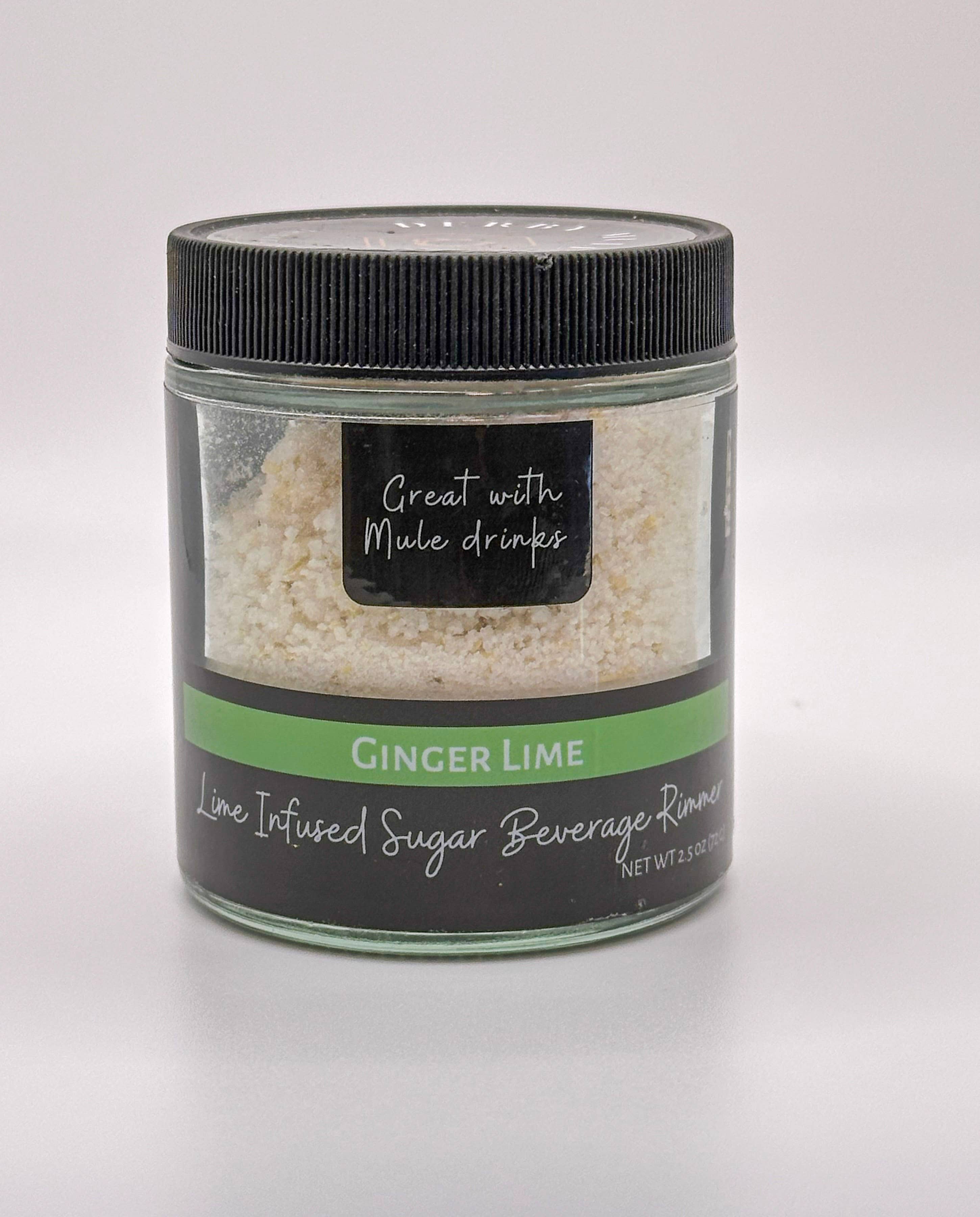 "Ginger Lime" Infused Sugar Beverage Rimmer – Savannah Taste Experience